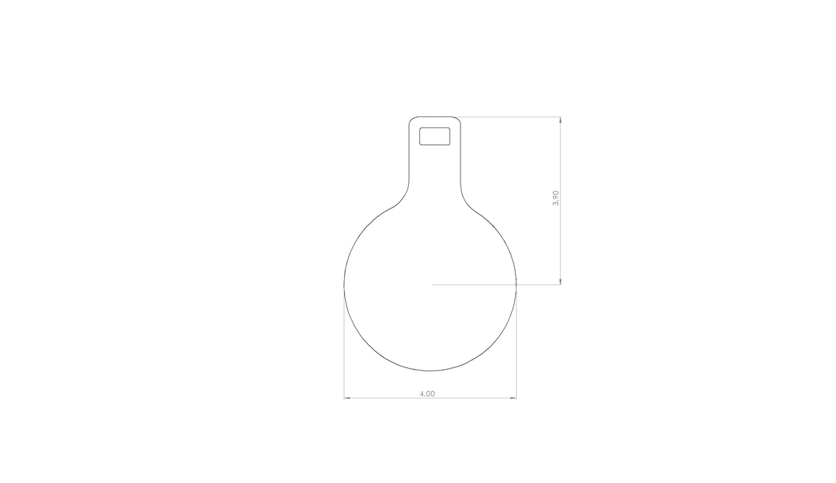 .25" RIMFIRE 22NRL HANGER : 4” AR500 Steel Targets ( LOWEST PRICES ...