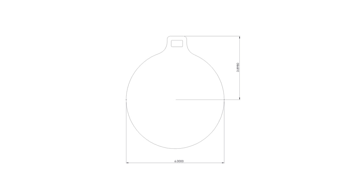 .25" RIMFIRE 22NRL HANGER : 6” AR500 Steel Targets ( LOWEST PRICES ...