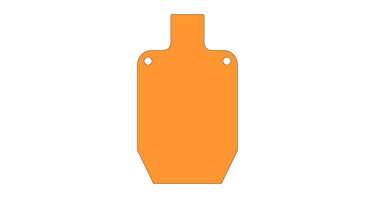 Mini IPSC Targets: 1/4” AR500 IPSC Steel Targets (LOWEST PRICES ...