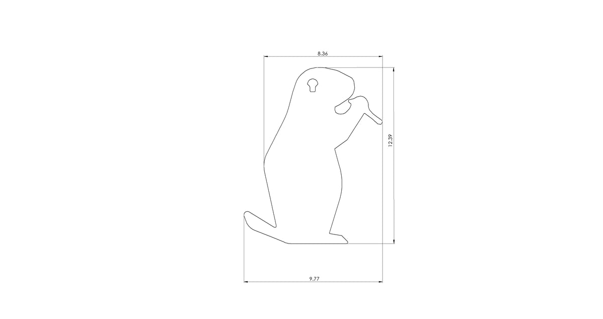 ½” Gopher Targets: 1/2” AR500 or AR550 Silhouette Target ( LOWEST ...