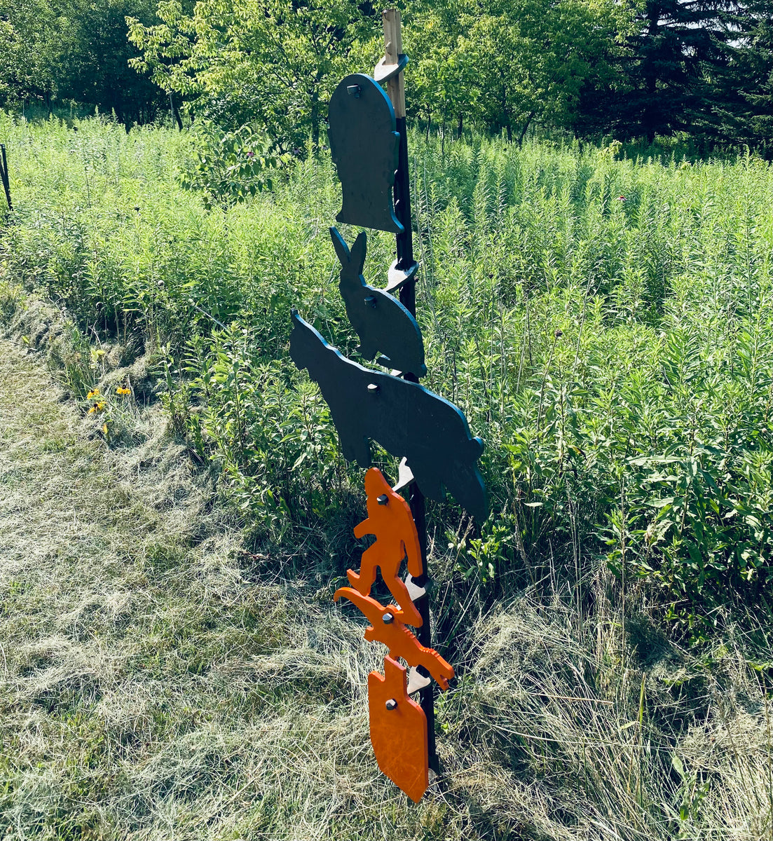 Steel Target Holders: T-Post Twist Lock Static Target Hanger – Xsteel ...