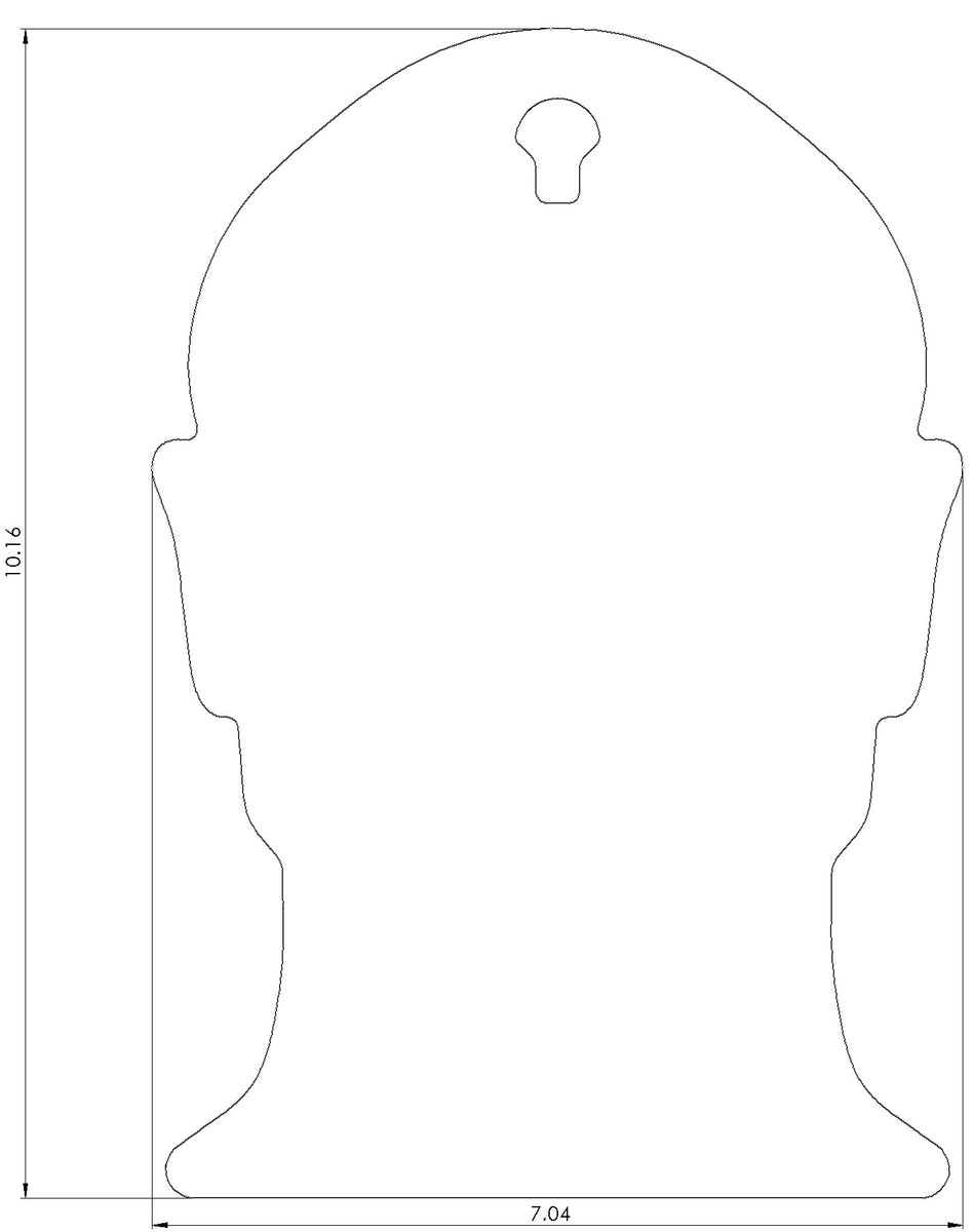 Sniper Static Target:3/8” AR500/AR550 Head Silhouette (LOWEST PRICES ...