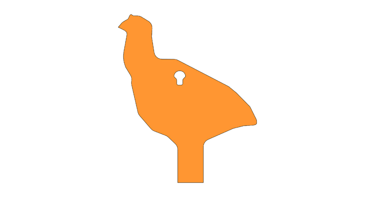 Turkey Target: 3/8” AR500/AR550 Silhouette Steel Target(LOWEST PRICES ...